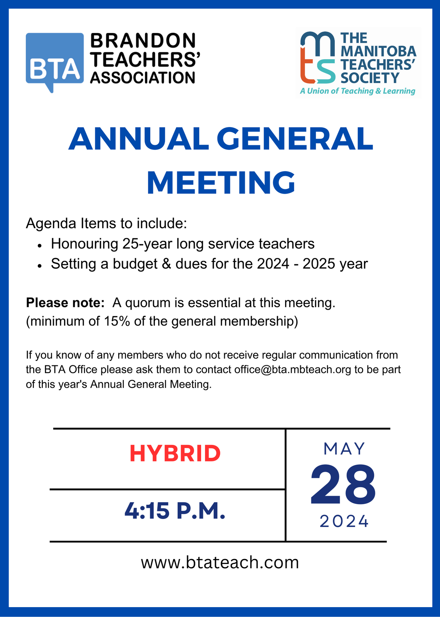 Brandon Teachers' Association Brandon, MB