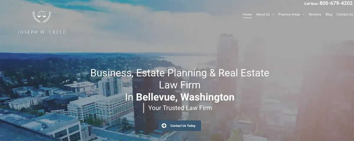 Bellevue, WA | Business Lawyer | Joseph W Creed
