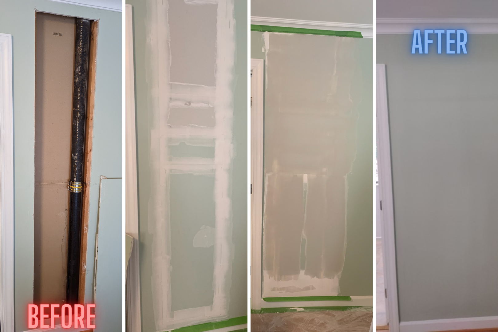 Before and After | Raleigh, NC | Quick Care Home Repair