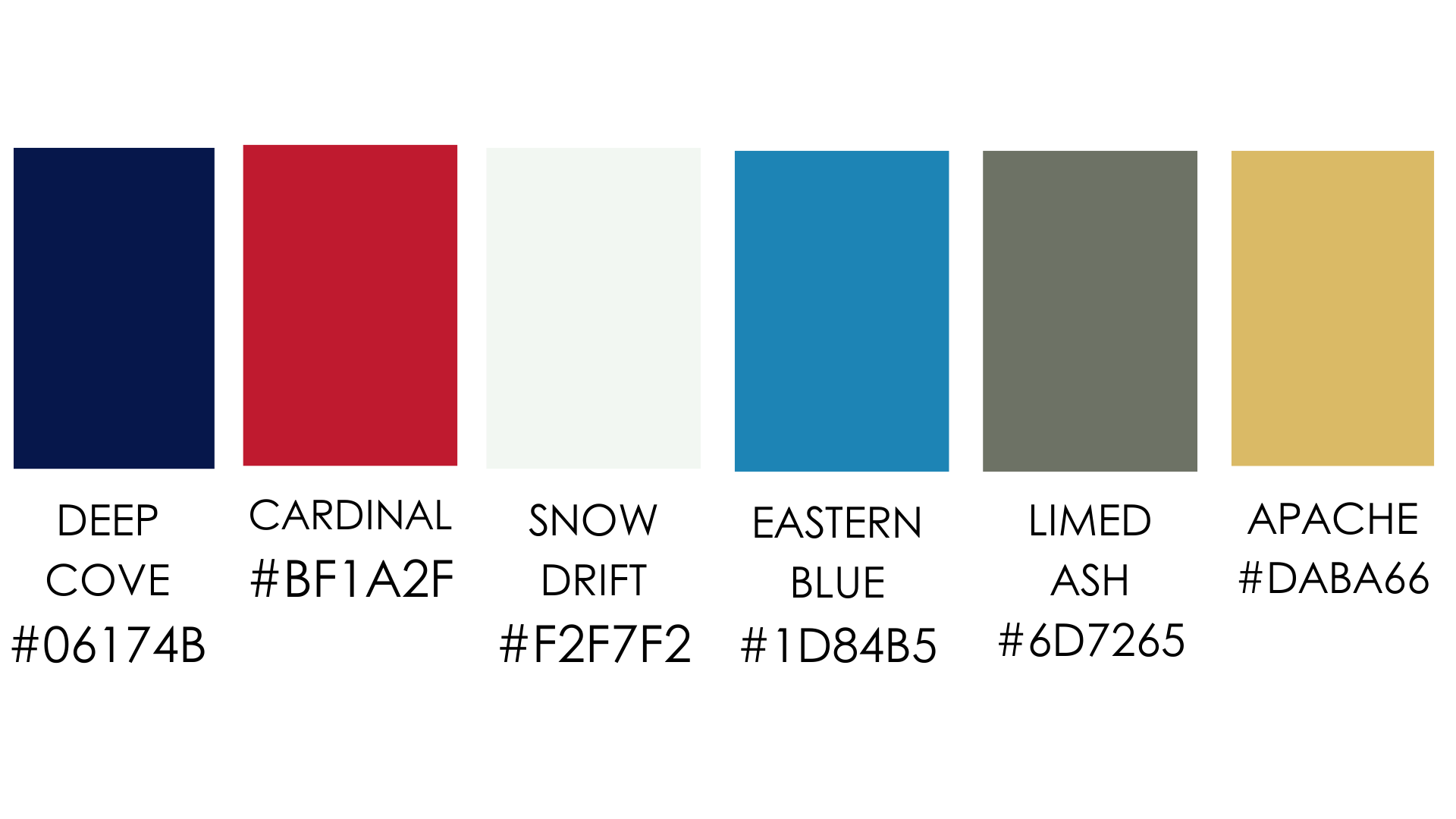 Color Palette Guidelines | Hays County Texas | Municipal Government