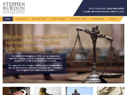 Stephen Burdon Solicitors, your criminal law experts in Nottingham