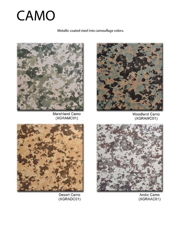 Berridge Metal Color Chart