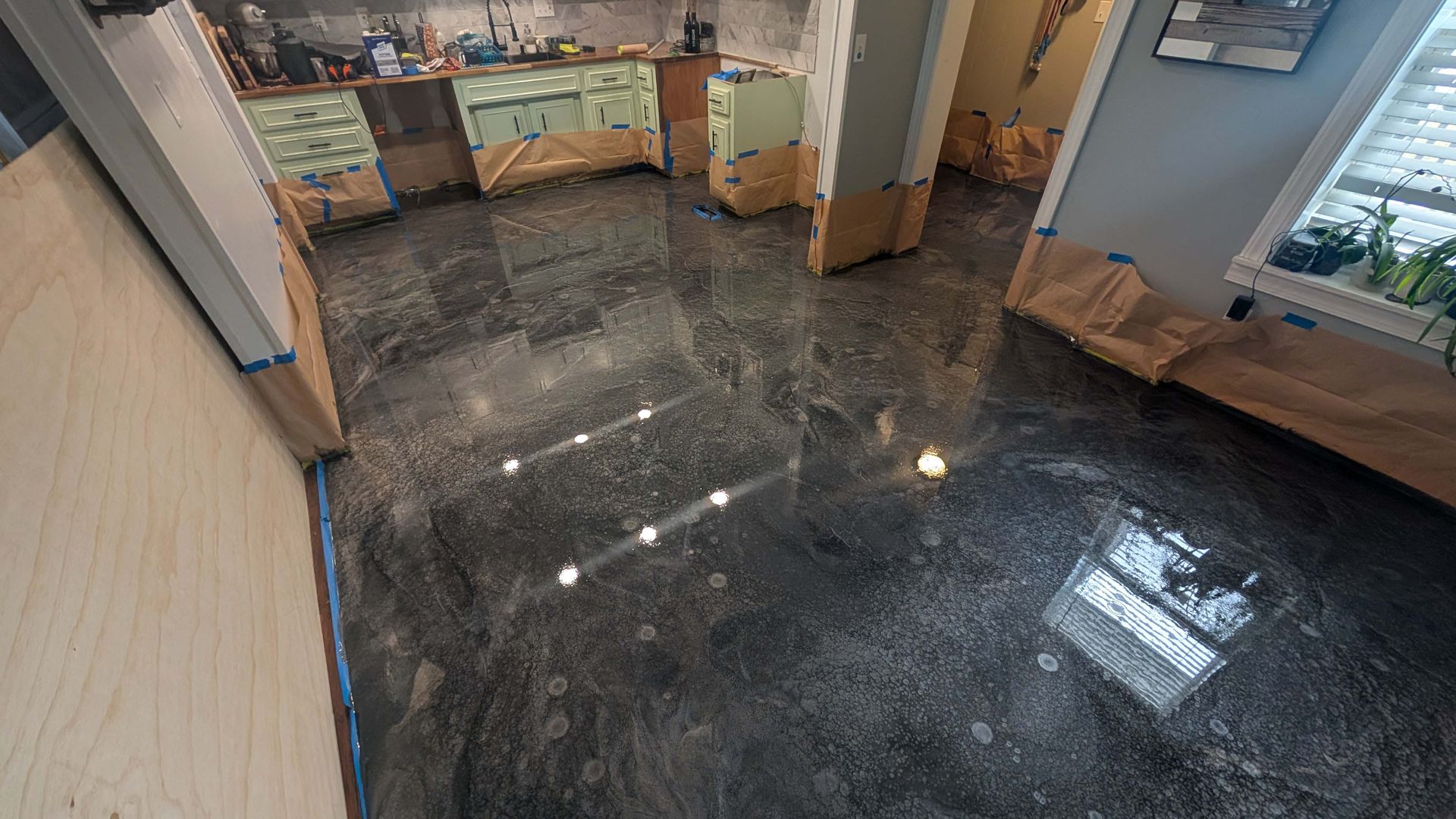 Metallic Epoxy Flooring | Greenville, SC | ZDC