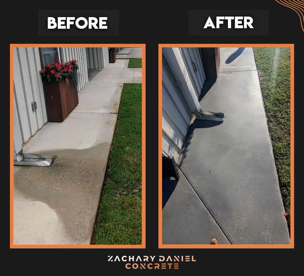 Before and After Gallery | Zachary Daniel Concrete
