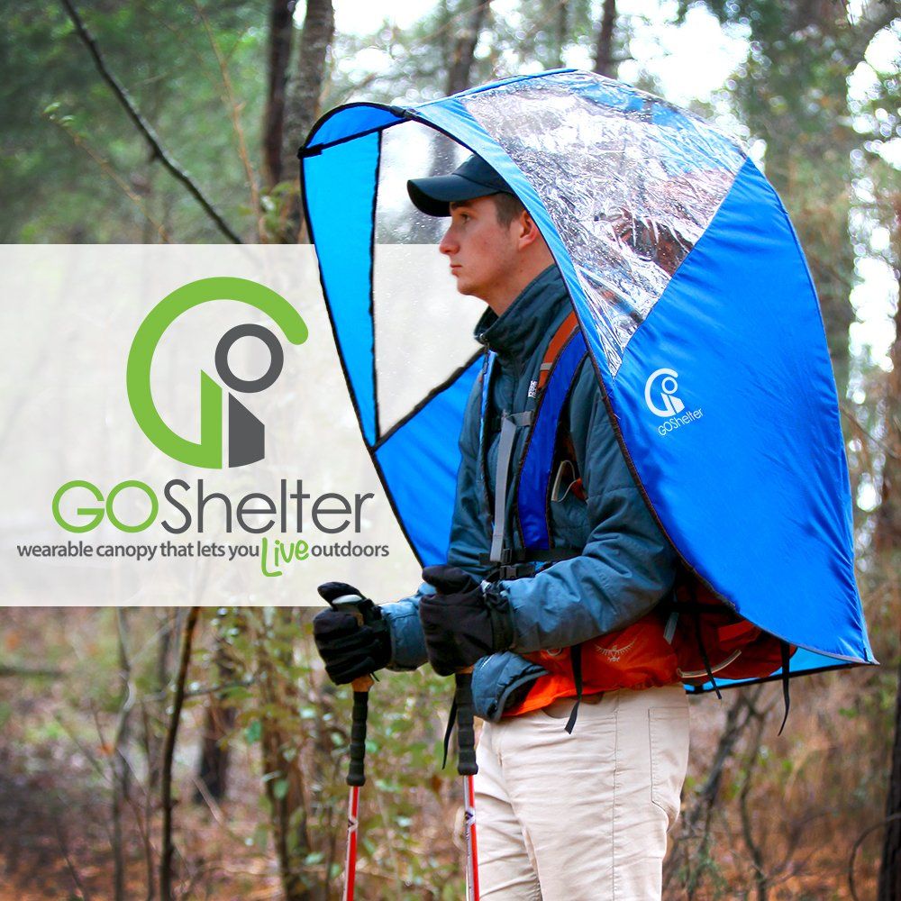 The GoShelter Wearable Mobile Canopy