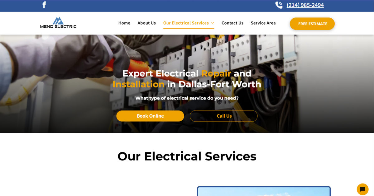 Mend Electric LLC- Our Services