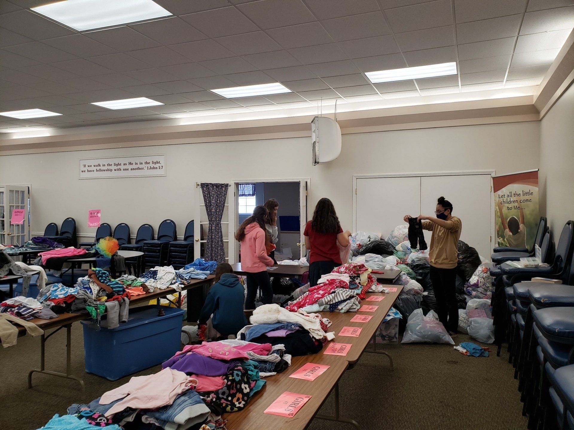 Clothing Needy Children Even as the Pandemic Continues