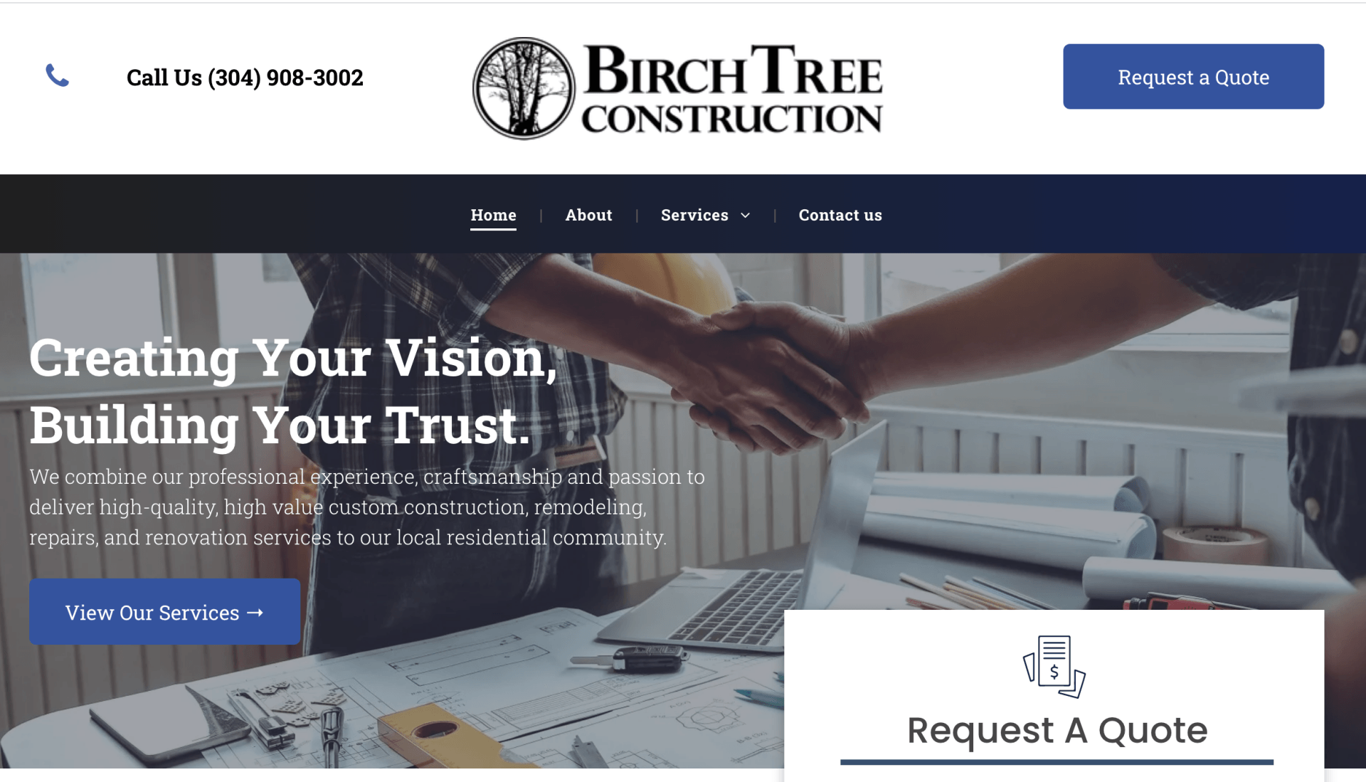 BirchTree Construction LLC, Ona WV | General Contractor and Handyman