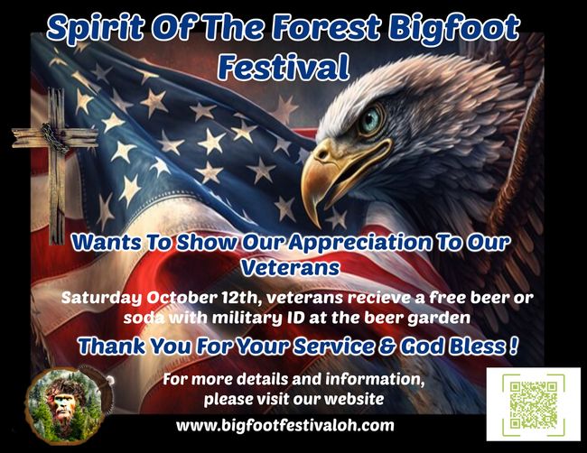 Spirit Of The Forest Bigfoot Festival | Greenville, OH | Oct. 11th & 12th