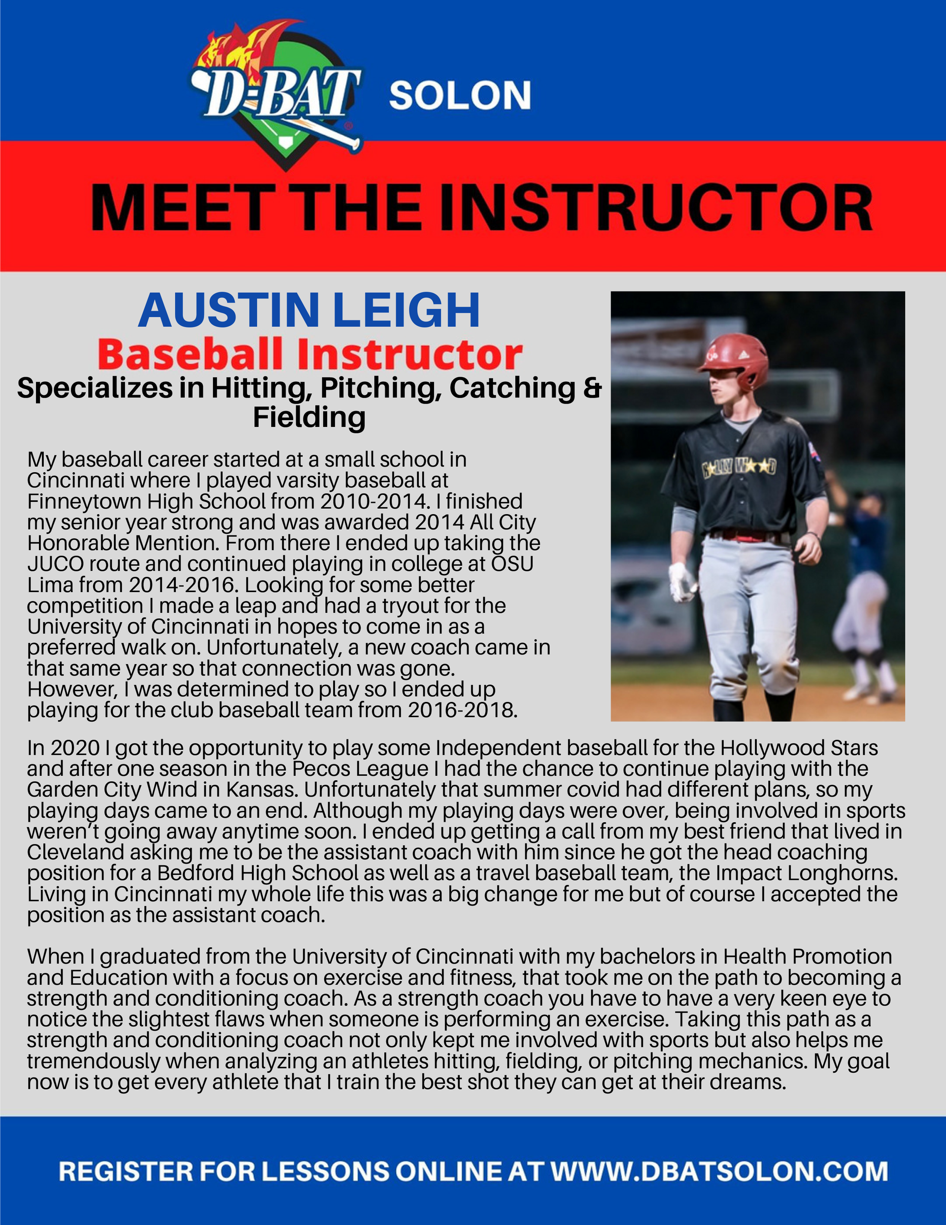 Baseball & Softball Lessons | D-BAT Solon | Solon