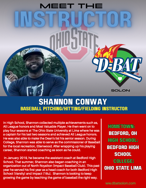Baseball & Softball Lessons | D-BAT Solon | Solon