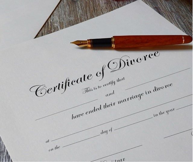 Blank Divorce Certificate