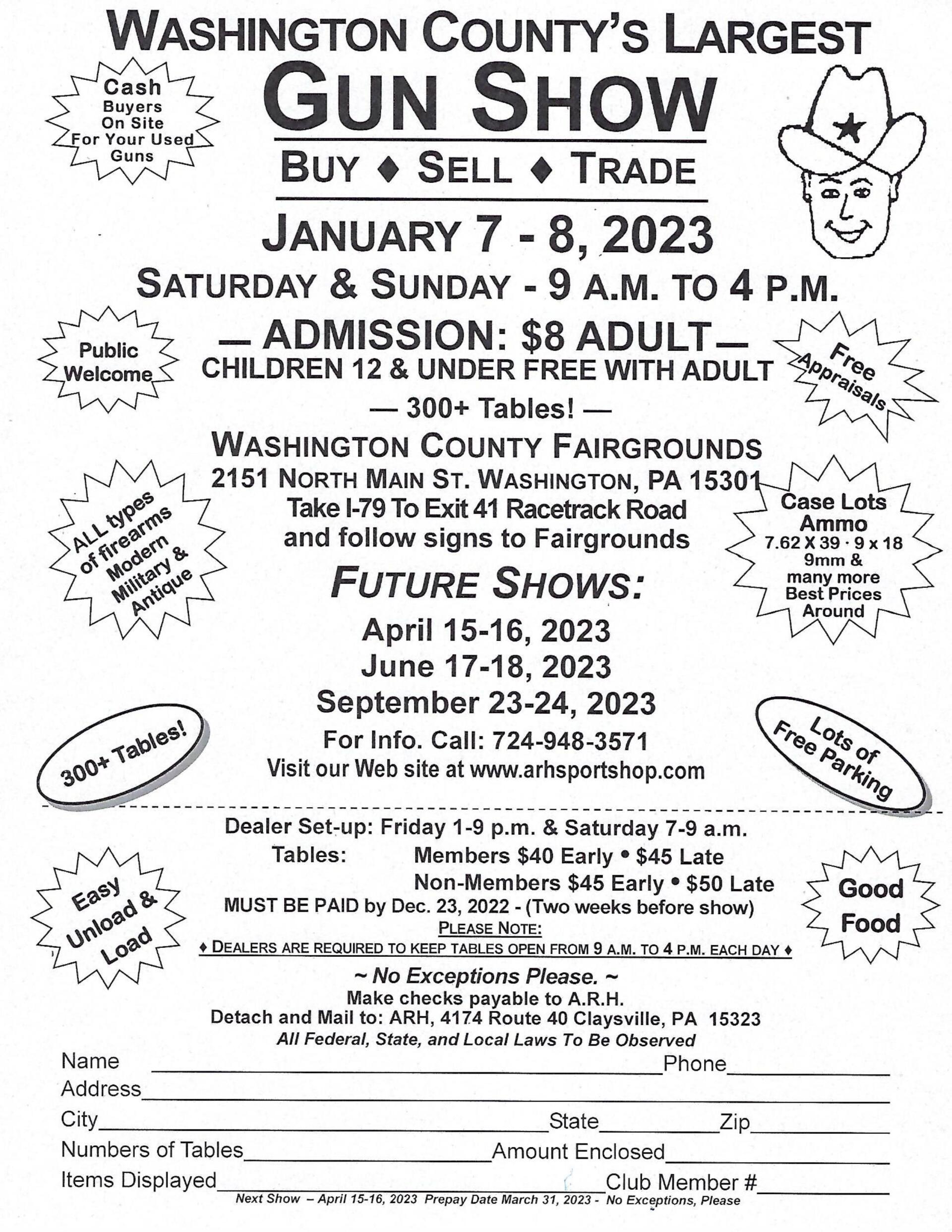 GUN SHOW INFORMATION