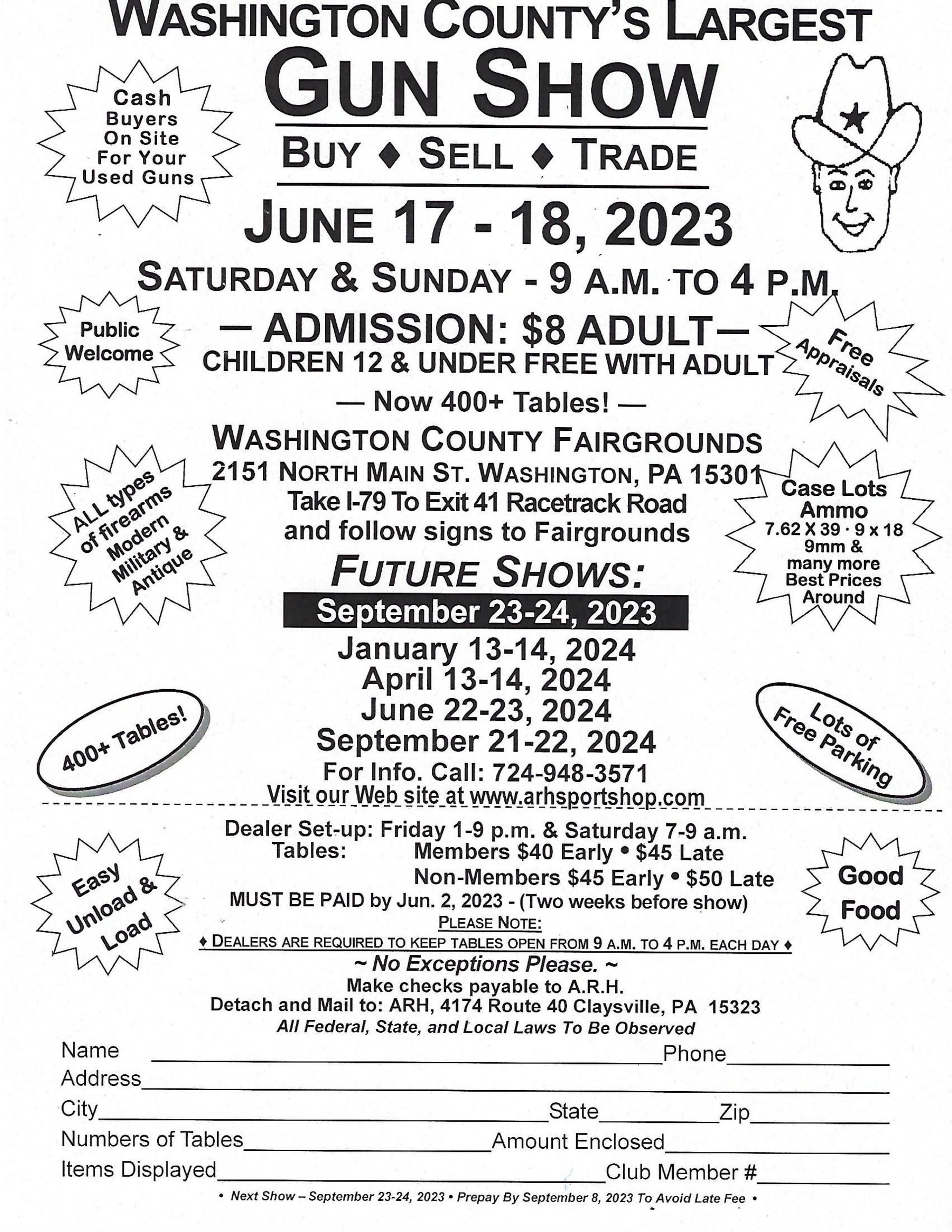 GUN SHOW INFORMATION