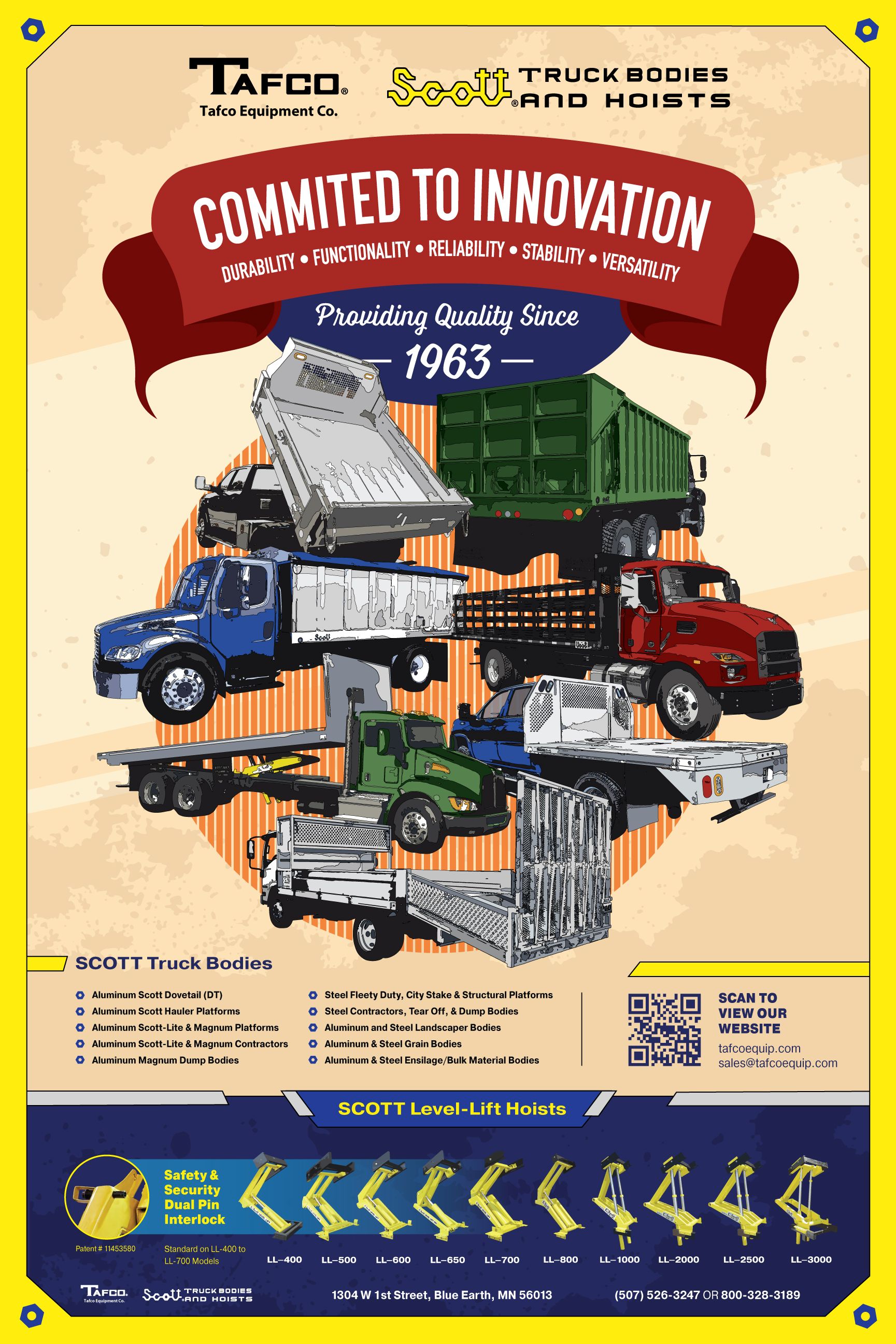 Truck Bodies & Lift Hoists | Tafco Equipment Co.