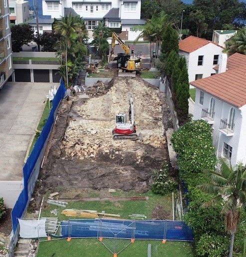 Manly House Rock Excavation | Project