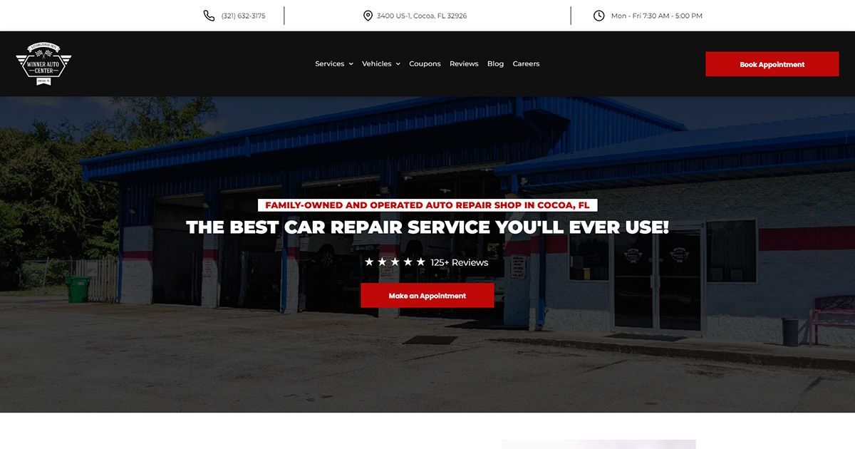 Client Reviews | Winner Auto Center, Cocoa, FL