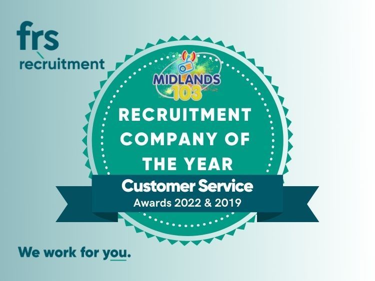 FRS win Midlands 103 Award for Best Recruitment Agency 2022