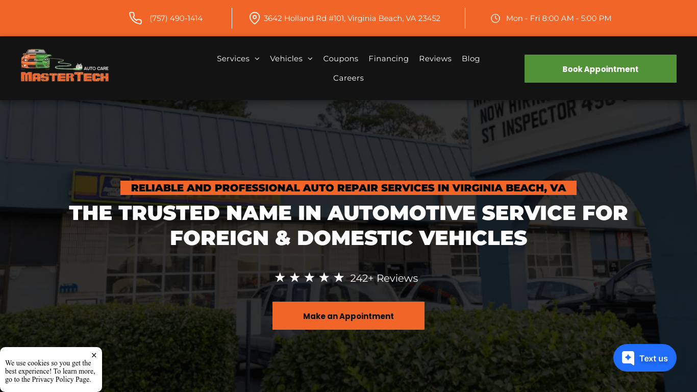 Volkswagen Auto Repair - Virginia Beach, VA | MasterTech Auto Care