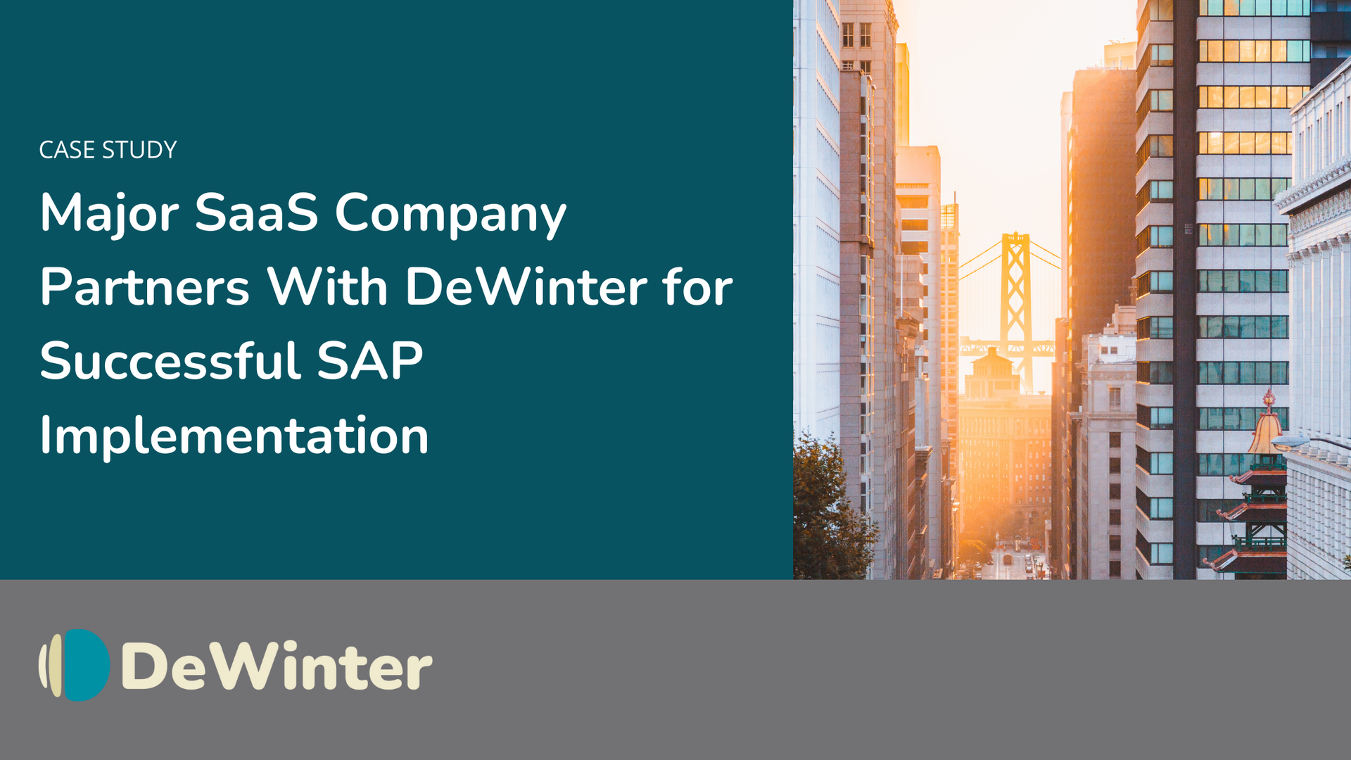 SaaS Company Partners with DeWinter for SAP Implementation