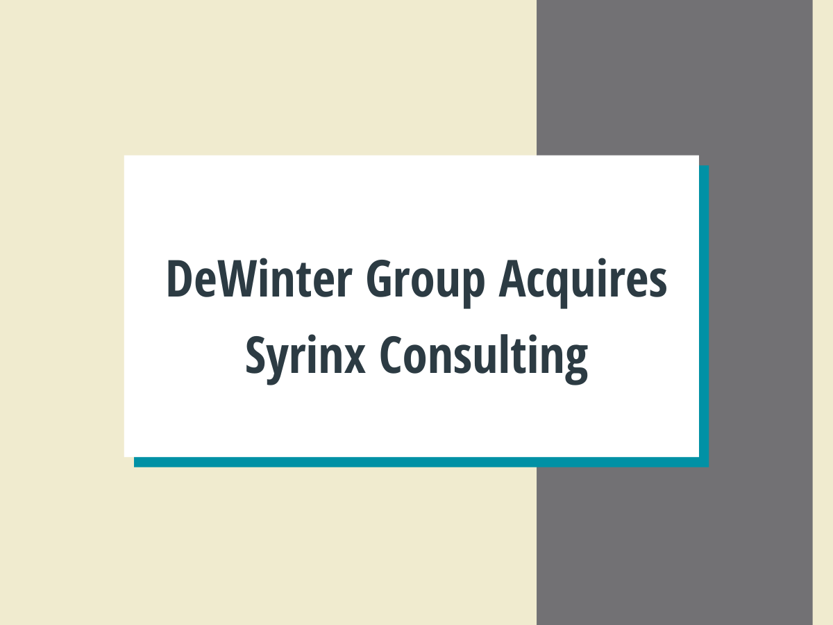 DeWinter Group Accounting, Finance, Tech Recruiting Services