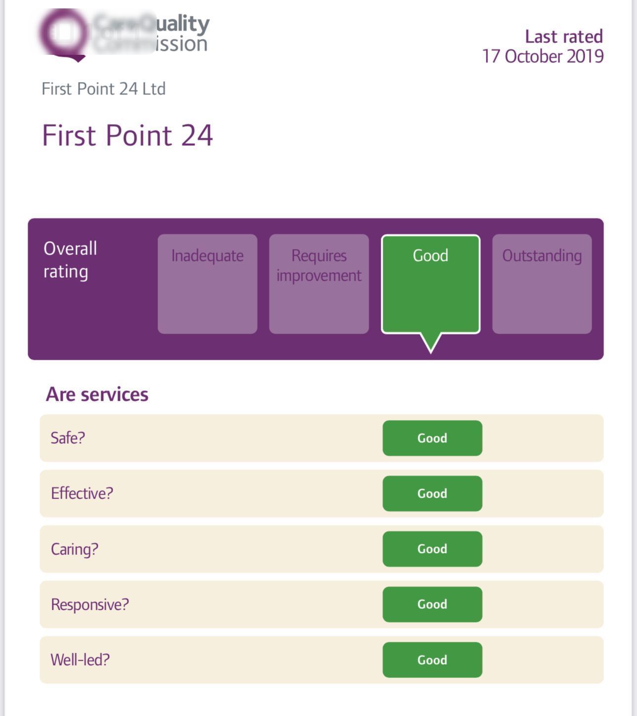 Nursing and Healthcare Provider | First Point 24 Ltd