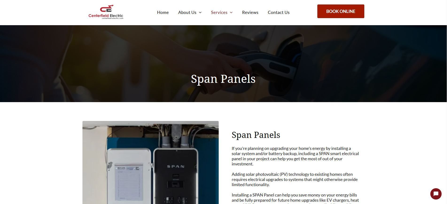 SPAN Panels | Centerfield Electric