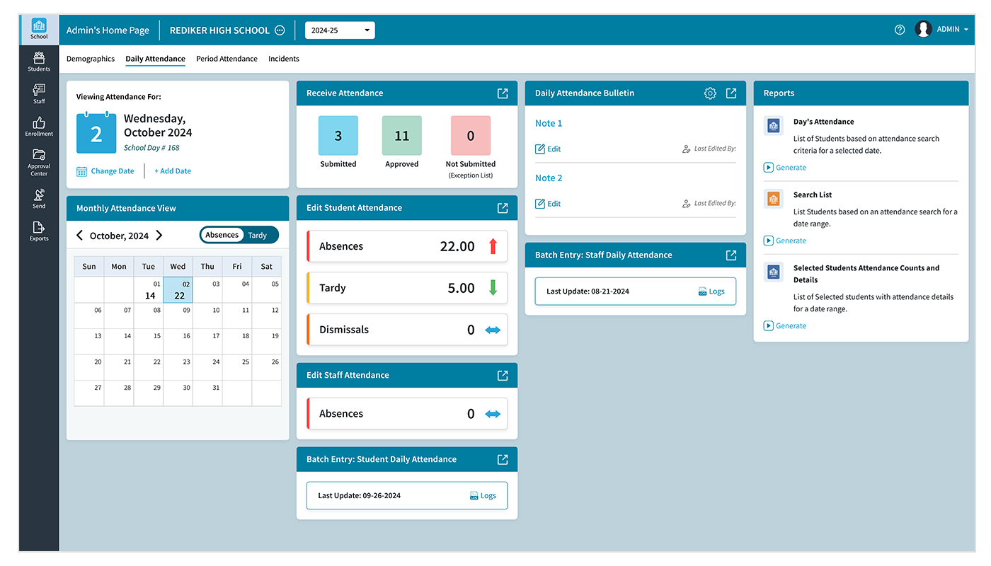 AdminPlus Student Information System - Get Started | Rediker Software