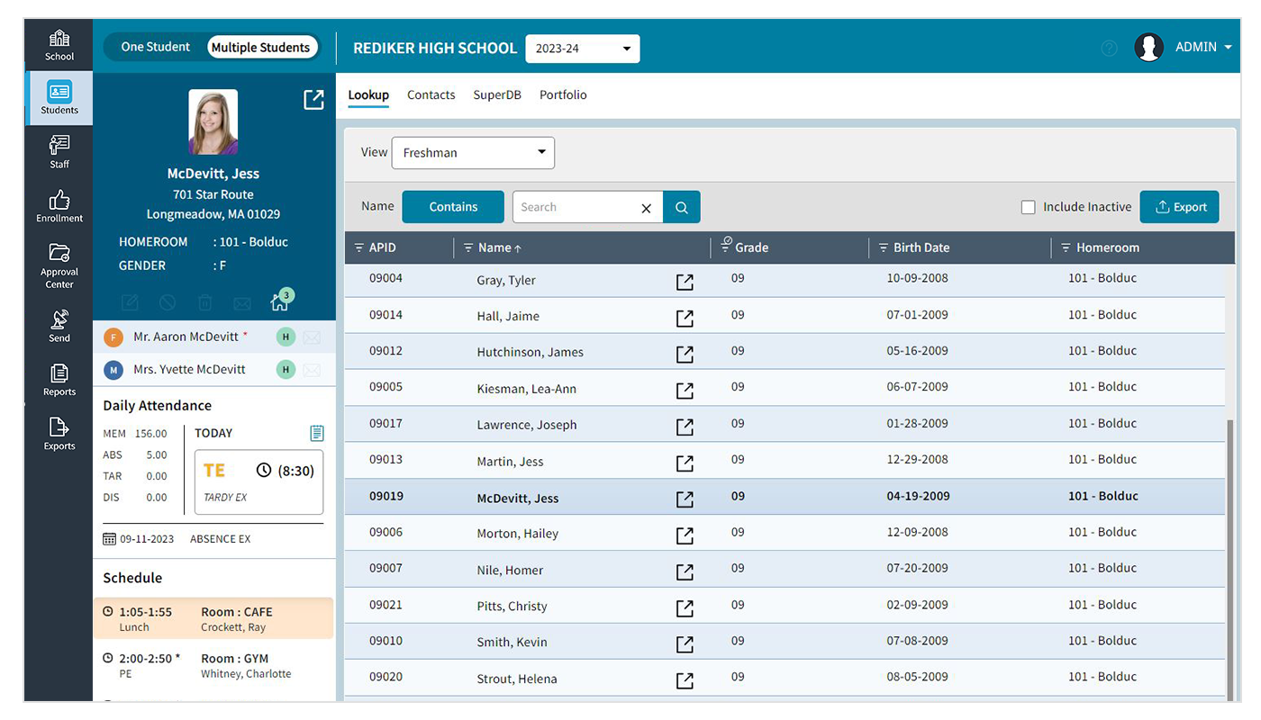AdminPlus Student Information System - Get Started | Rediker Software