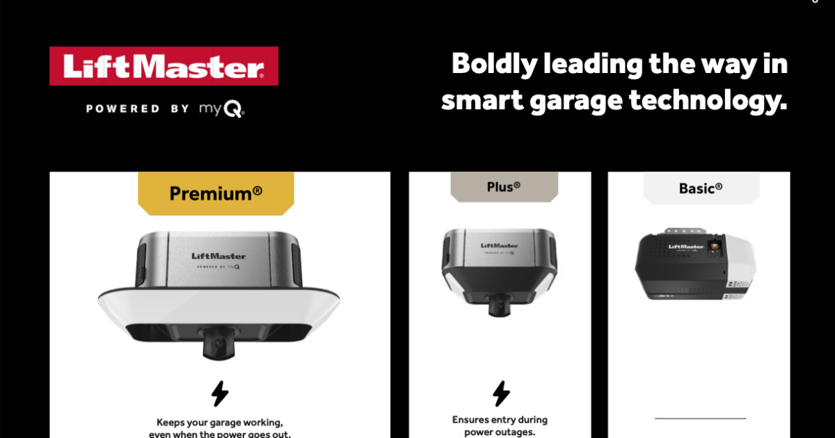 LiftMaster Model Comparison | Bothell, WA | Garage Tech