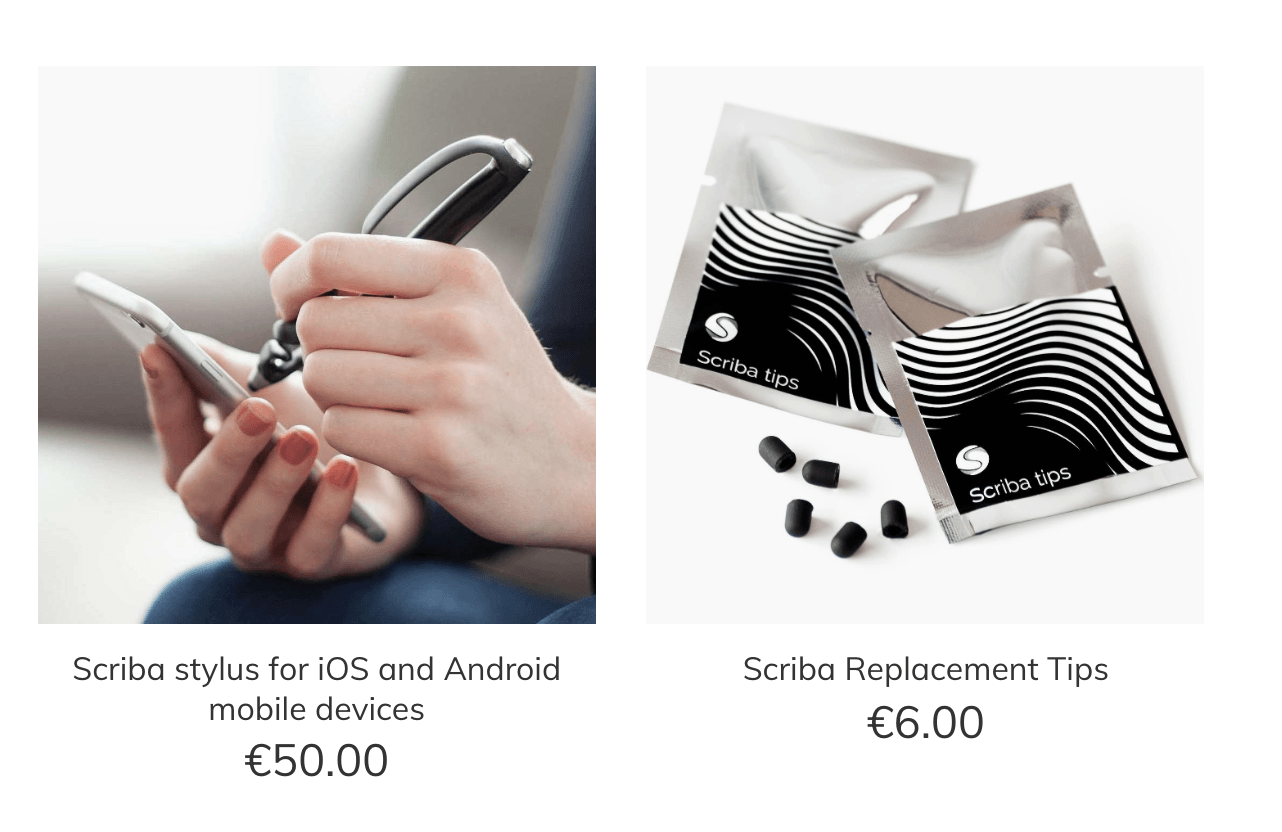 Get your Scriba here on our online store