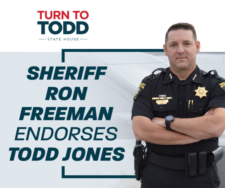 Sheriff Ron Freeman Endorses Todd Jones