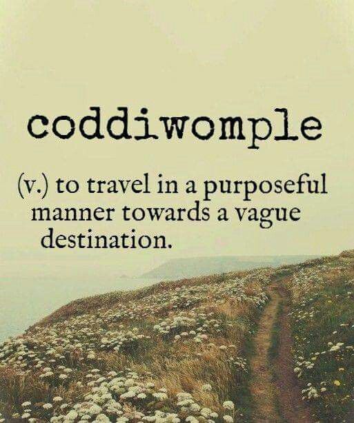 Coddiwomple