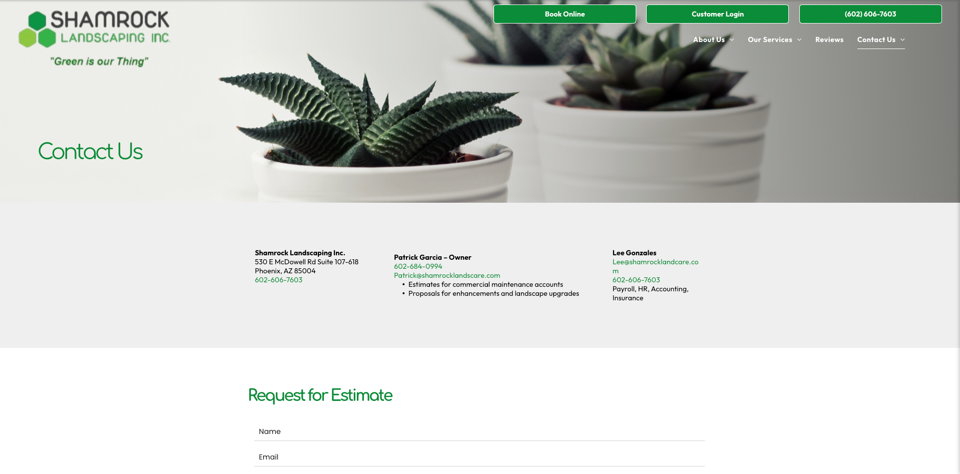Landscaping Pros | Phoenix, AZ | Shamrock Landscaping Inc
