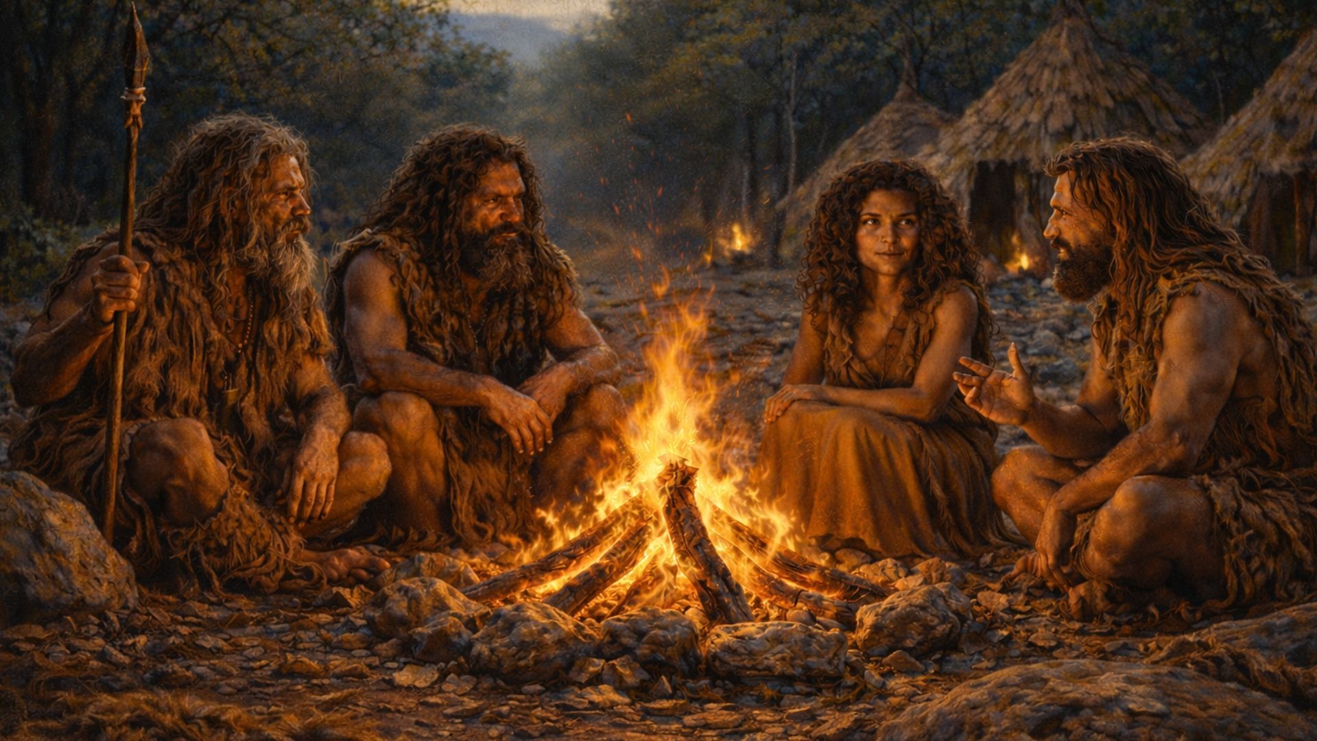How did Stone Age people hunt?