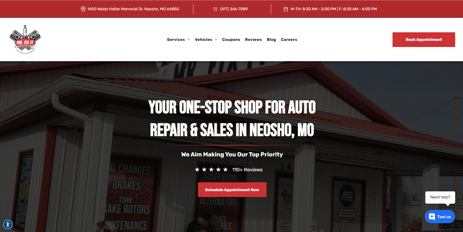 Auto Repair Services in Neosho, MO | Mr. Fix It Auto Repair