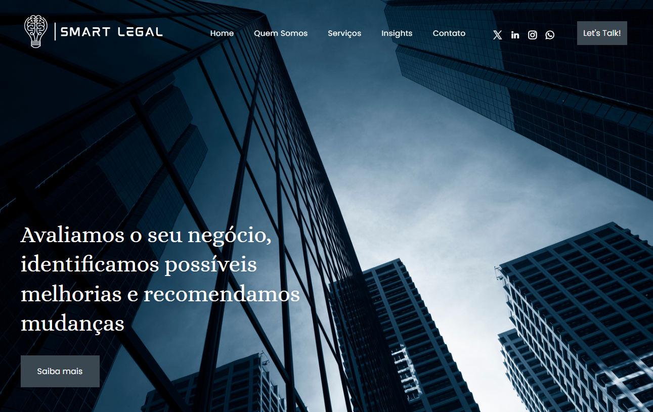 Smart Legal | Inovação e Inteligência para uma Gestão Jurídica Ágil.