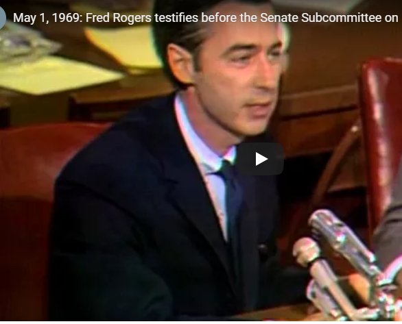 How Fred Rodgers Saved Public Television with a Six Minute Speech