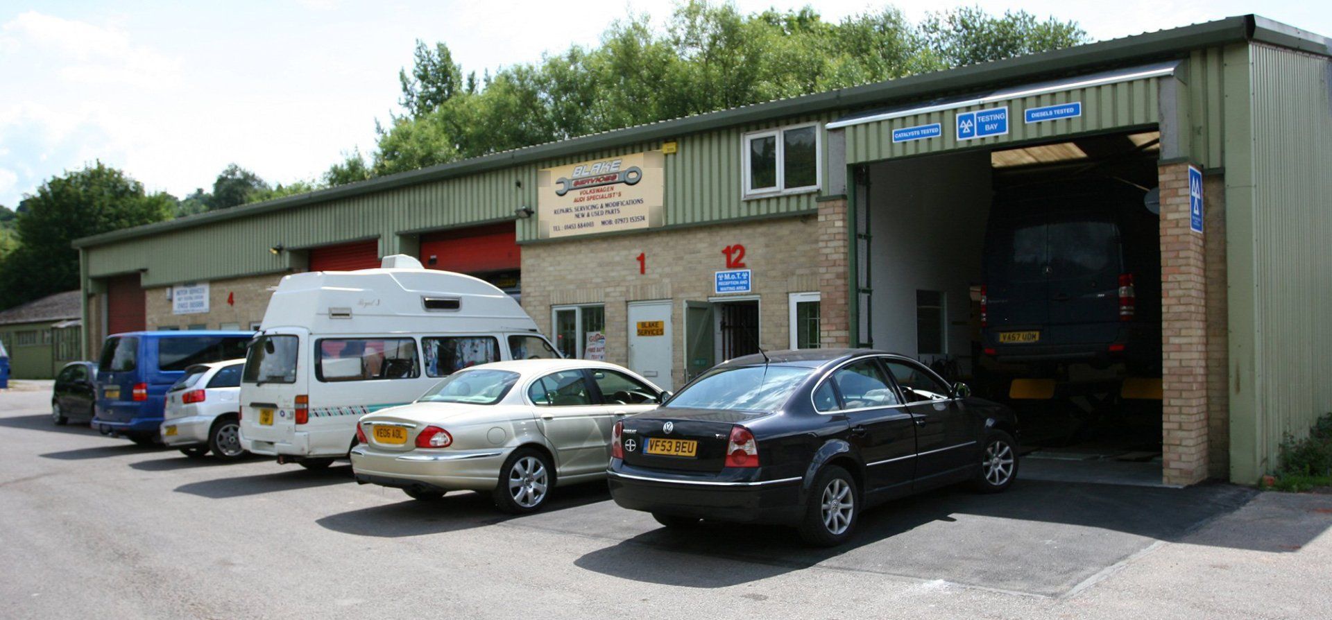 Contact the VW specialists at Blake Services in Brimscombe