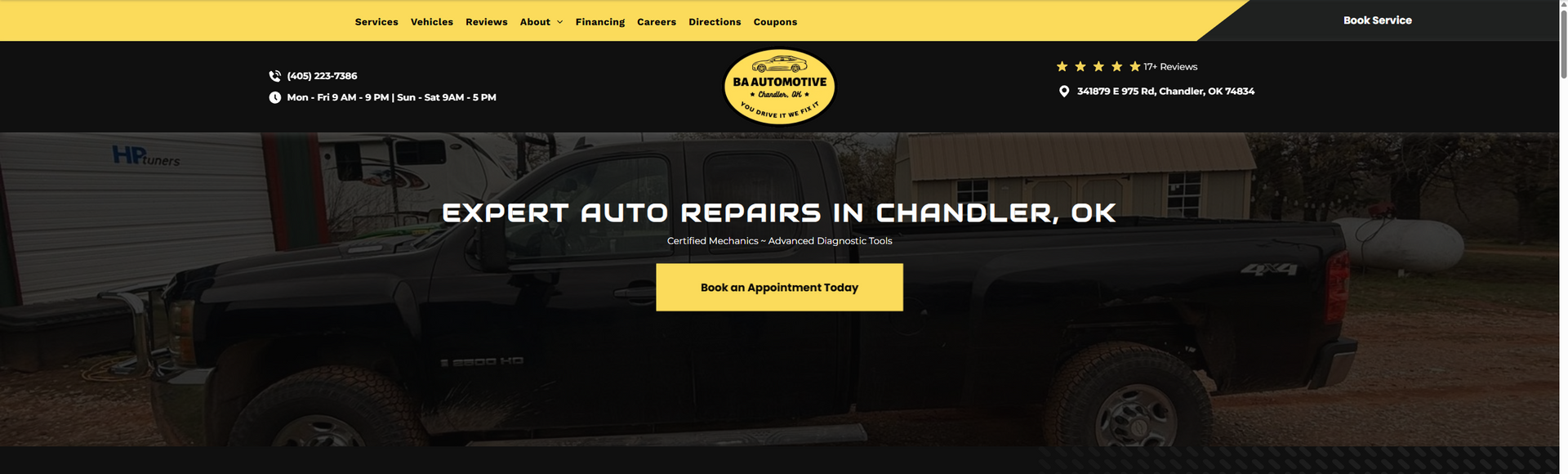 Auto Repair in Chandler, OK | BA Automotive