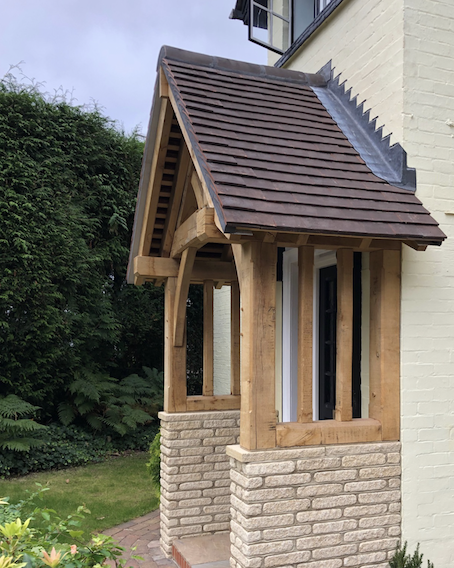 The English Porch Company Yeovil Oak Framed Porch Kits