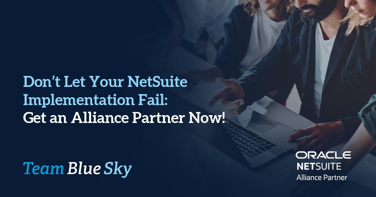 Failed Implementation? NetSuite Implementation Rescue by TBS