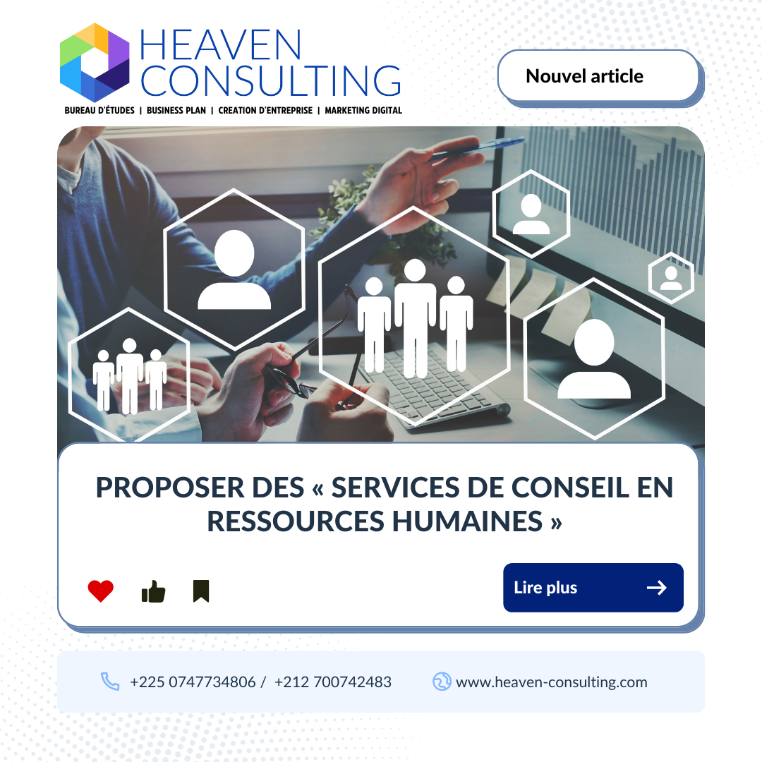 Proposer des « services de conseils en ressources humaines