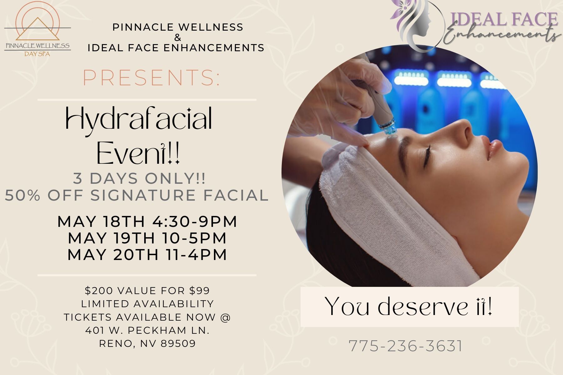 Spa Events | Reno, NV | Pinnacle Wellness Spa