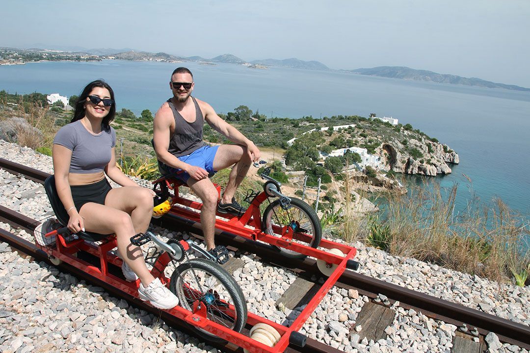 Railbiking in Greece