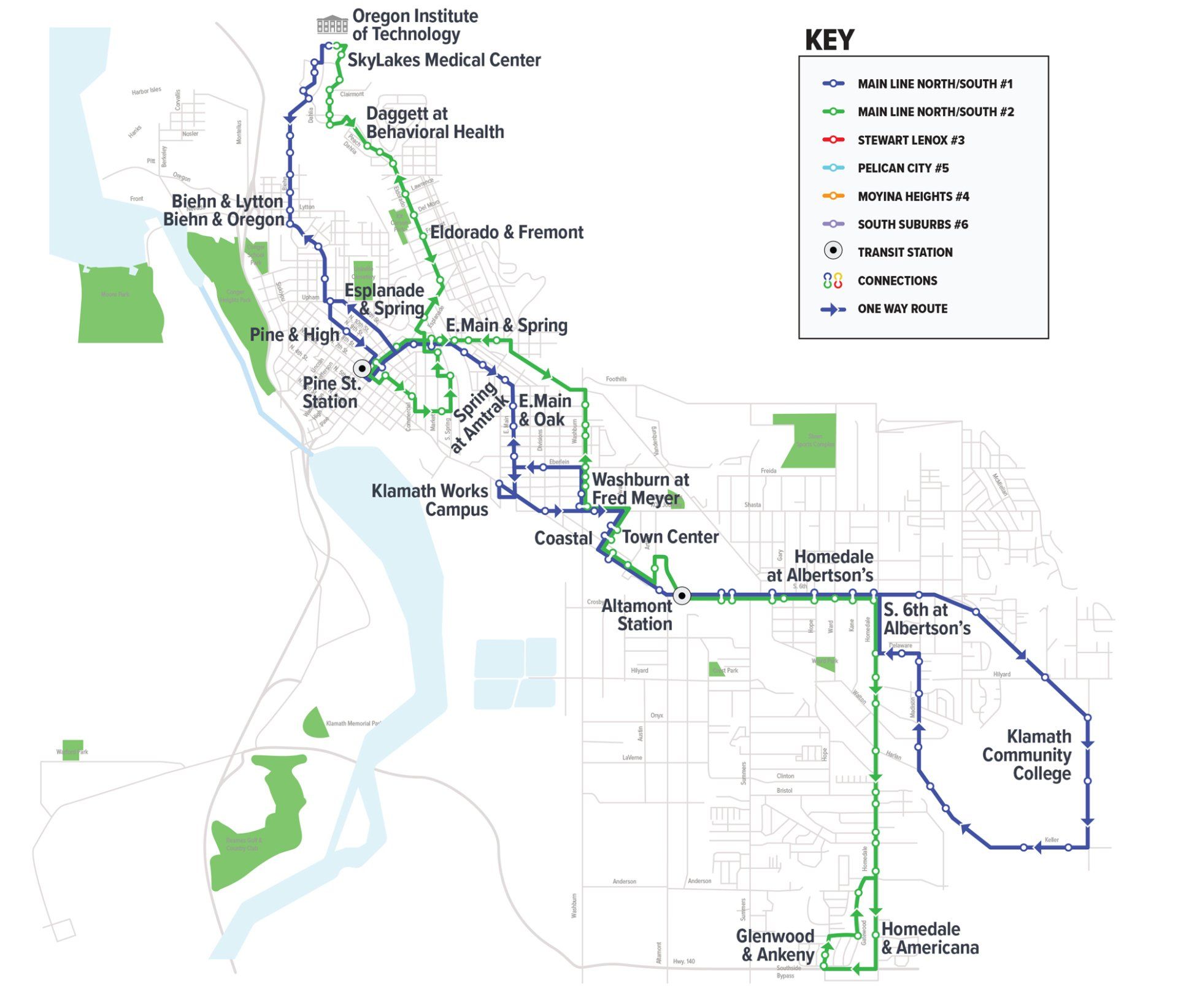 Basin Transit Service - Route and Schedules