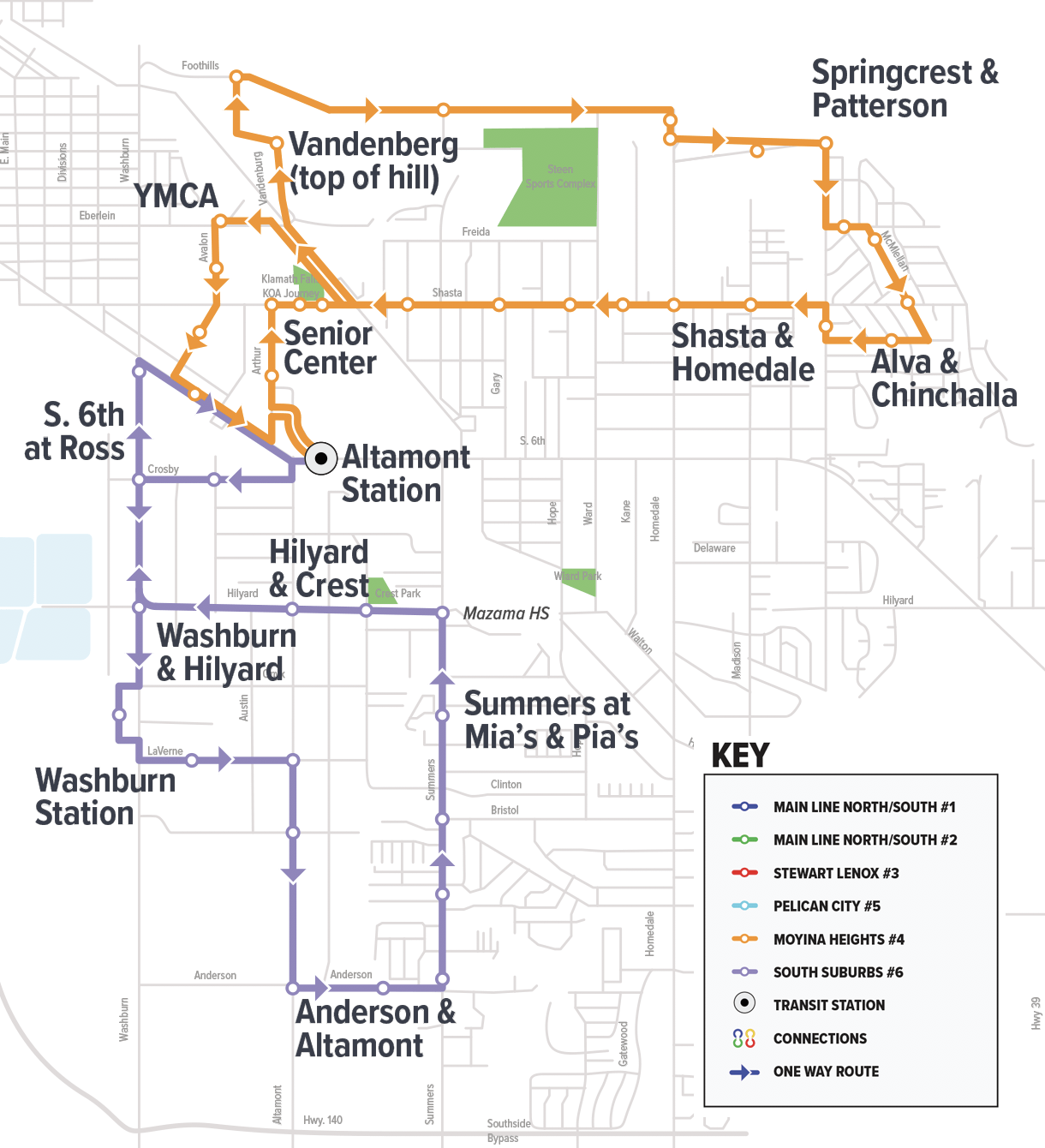 Basin Transit Service - Route and Schedules