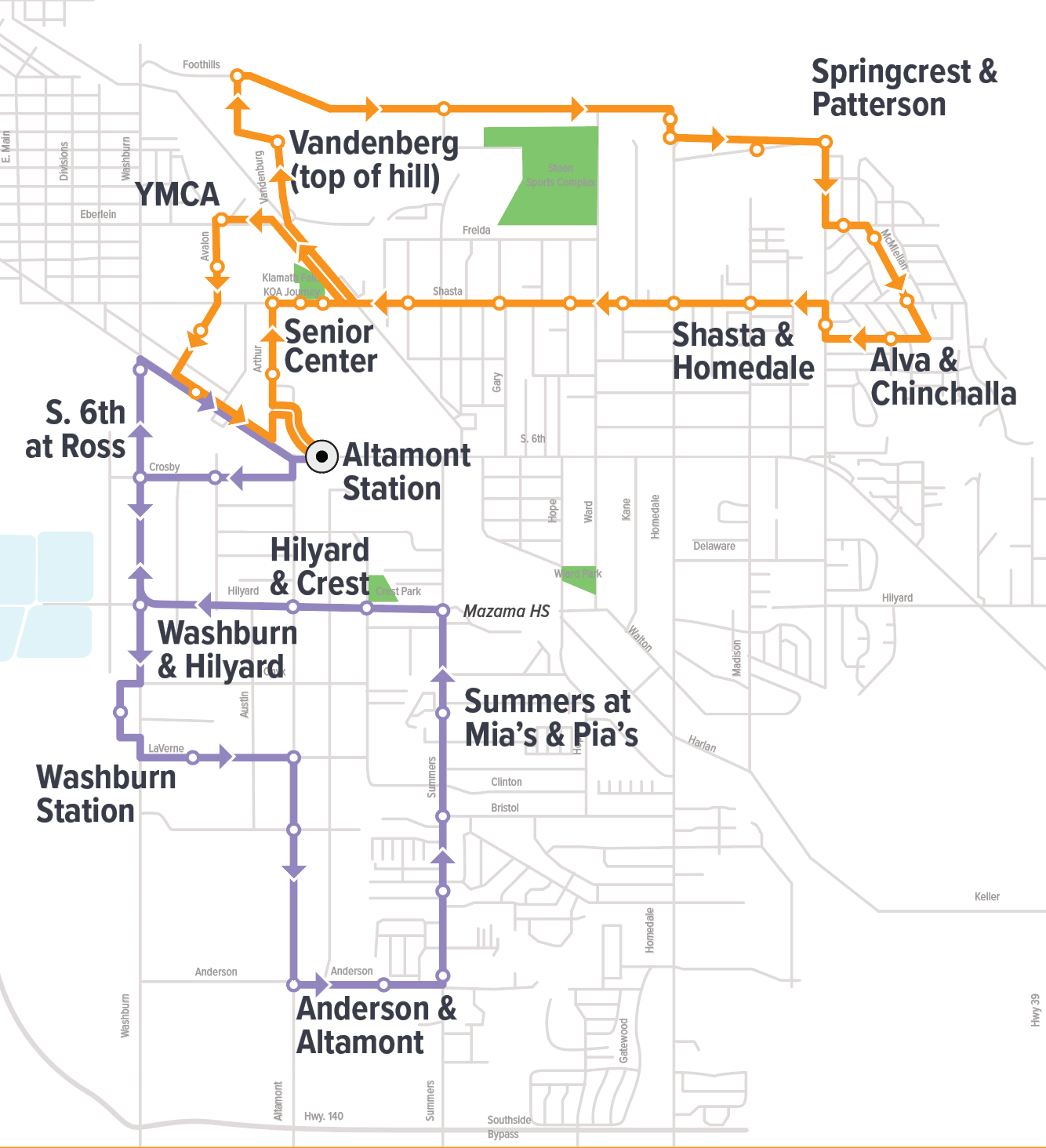 Basin Transit Service - Route and Schedules