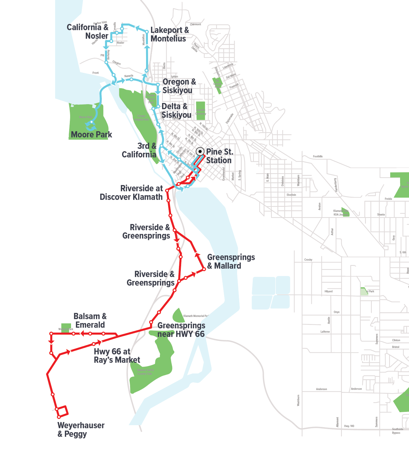 Basin Transit Service - Route and Schedules