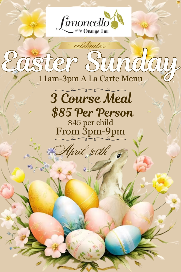 Limoncello at the Orange Inn | Goshen, NY | Featuring three private ...